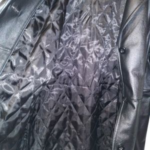 Nikon | Jackets & Coats | Black Leather Coat | Poshmark